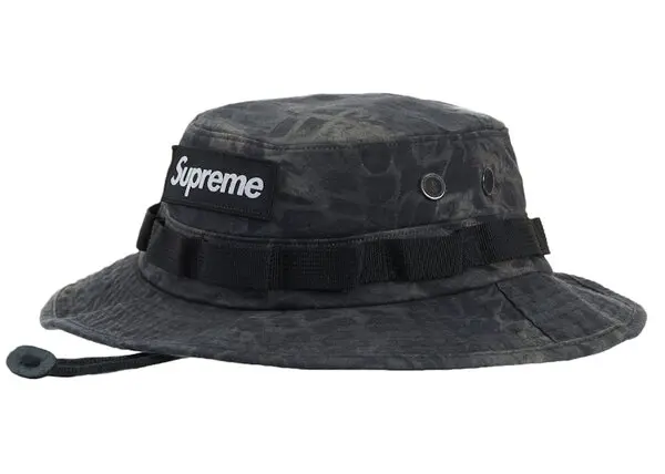 Supreme Military Boonie Ss22 - Black Prym1 Camo | Editorialist